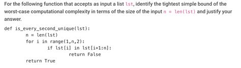 Solved For The Following Function That Accepts As Input A