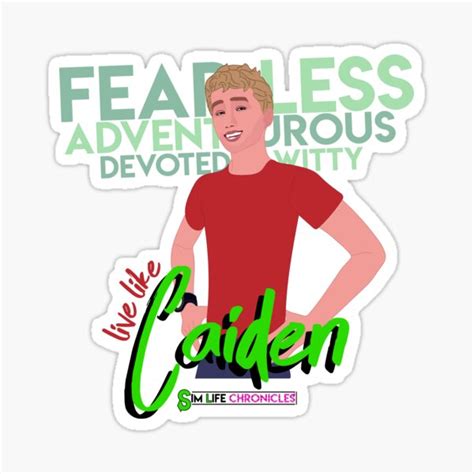 Live Likecaiden Scott Sticker For Sale By Slchronicles Redbubble