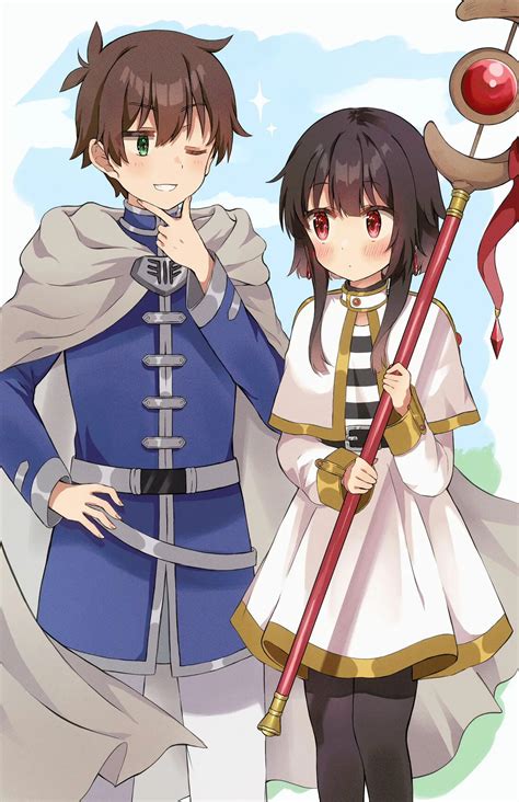 Megumin Cosplaying Frieren Scrolller