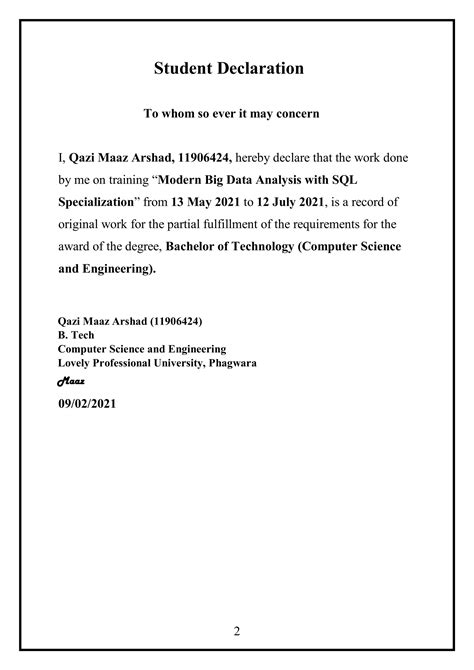 Cse443 Project Report Lpu Modern Big Data Analysis With Sql Specialization Pdf