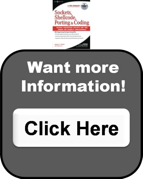 Nohassle Sockets Shellcode Porting And Coding Reverse Engineering Exploits Paisanoexpressible