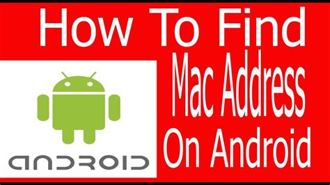How To Find Mac Address On Android Paseconsultant