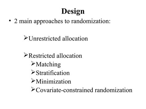 Cluster Randomization Trial Presentation Ppt Physics Science