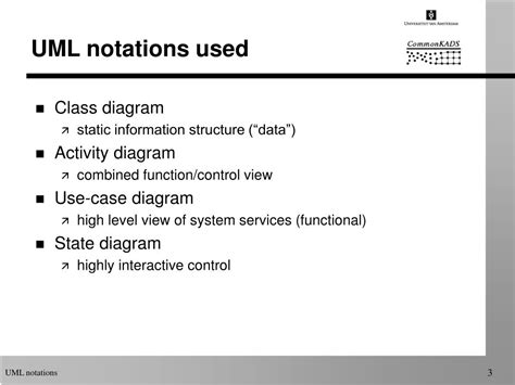 PPT UML Notations In CommonKADS PowerPoint Presentation Free Download ID