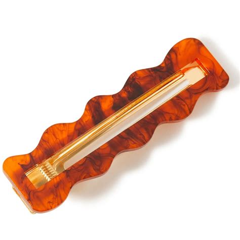 Buy Accessorize London Womens Tort Wavey Tortoise Shell Barette Hair Clip Online Buy Accessorize London Womens Tort Wavey Tortoise Shell Barette Hair Clip Online