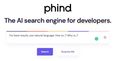 Phind Ai Search Engine For Developers