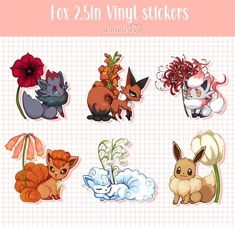 Vulpix And Eevee And Zorua