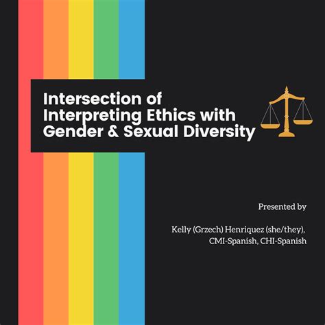 Intersection Of Interpreting Ethics With Gender And Sexual Diversity Aslis