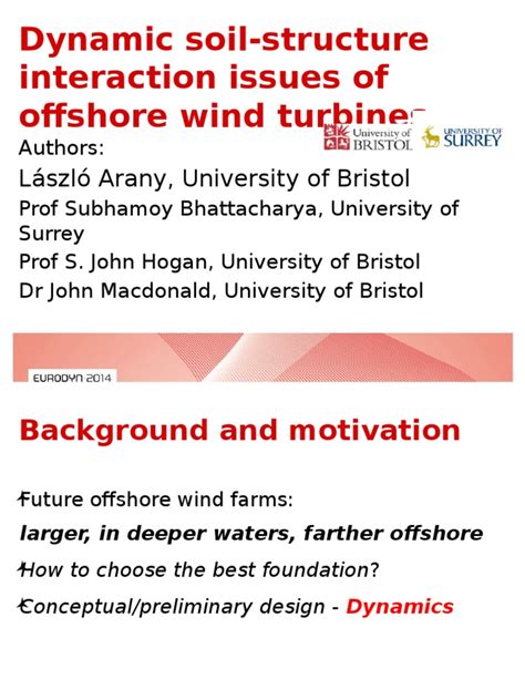 PDF Dynamic Soil Structure Interaction Issues Of Offshore Wind Turbines DOKUMEN TIPS