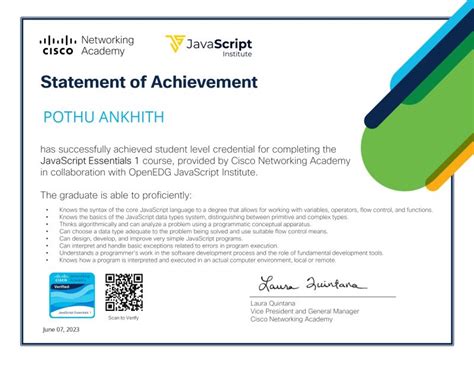 cisco cisconetworkingacademy javascript pothu ankhith