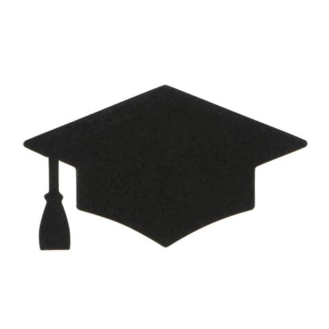 Black Graduation Cap Die Cut Shapes Perfect For Diy Cards