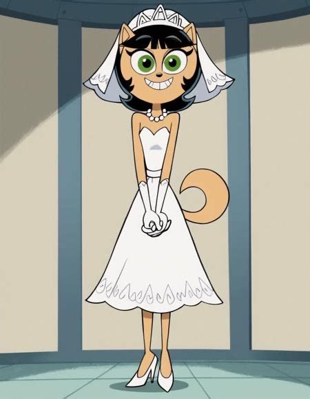 Kitty Katswell Wearing A Wedding Dress By Jermaine3miller On Deviantart