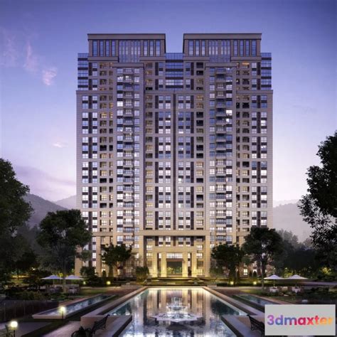 3d Models Of Commercial Building Exterior 3d Scenes 913 3d Max