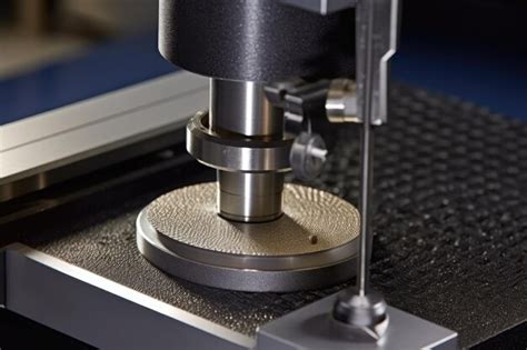 Premium Ai Image Extreme Closeup Of A Material Testing Machine Capturing The Texture