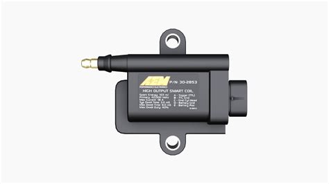 3d Model Aem High Output Smart Coil Vr Ar Low Poly Cgtrader