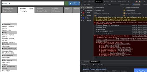 Included Concepts Table Is Not Shown Issue OHDSI Atlas GitHub