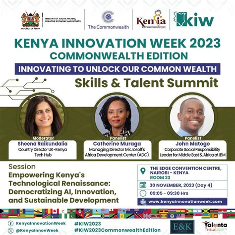 john matogo on linkedin kiw2023commonwealthedition skills