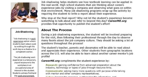 FLATE Focus Job Shadowing Experience That Lives Beyond The Final Report