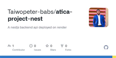 GitHub Taiwopeter Babs Atica Project Nest A Nestjs Backend Api Deployed On Render