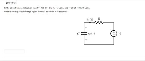solved in the circuit below it is given that r 9Ω c 3