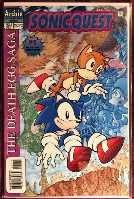 Sonic Hedgehog Comic Book Sonic Quest Mini Series 1 Death Egg Saga