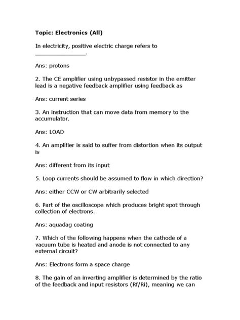 All Electronics Pdf Amplifier Field Effect Transistor