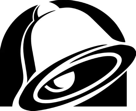 Taco Bell Logo Black And White Download Hd Logo 125px Wht Taco Bell