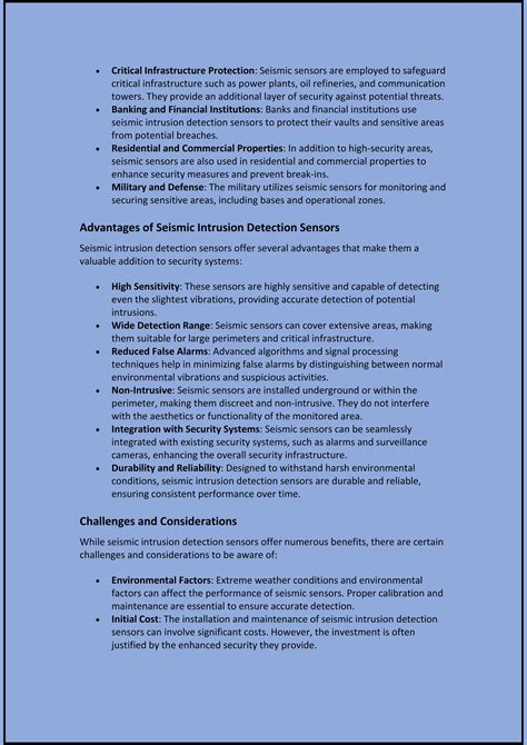 what is seismic intrusion detection sensors and there use pdf