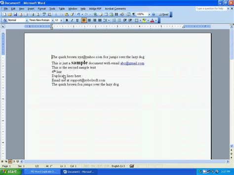 Sobolsoft Com How To Use Ms Word Duplicate Data Remove Software Youtube