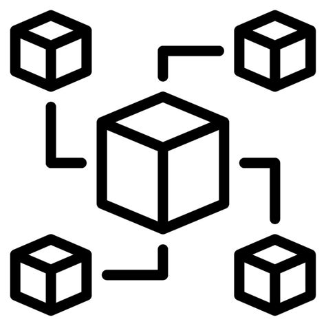 Blockchain Network Icon 27601982 Vector Art At Vecteezy