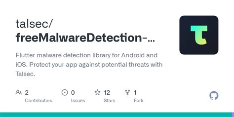 Github Talsecfreemalwaredetection Flutter Flutter Malware Detection Library For Android And