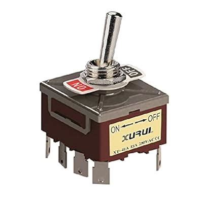 Zhejiang Electronics Heavy Duty 4pst On Off Toggle Switch 20a 125v 15a