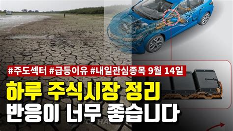 내일 관심종목 지수 전망 오늘 주도 섹터 한 번에 다 담았습니다 Youtube