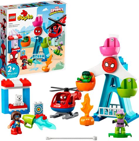 Customer Reviews Lego Duplo Marvel Spider Man And Friends Funfair Adventure 10963 6379247 Best Buy