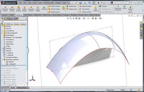 Surface Modelling A Mouse In Solidworks Grabcad Tutorials