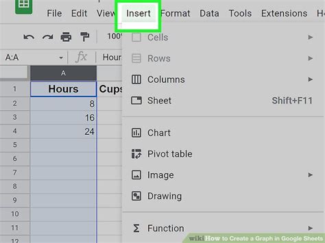 How To Create A Graph In Google Sheets Steps With Pictures