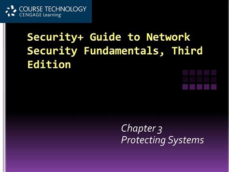 Security Guide To Network Security Fundamentals Third Edition Ppt Download