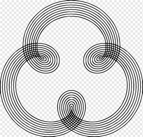 삼각형 기하학 Spirograph 개요 곡선 장식 패턴 Png Pngwing