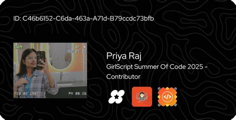 Gssoc Opensource Girlscript Techforgood Womenintech Learningbydoing Priya Raj