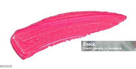 흰색 배경에 고립 립스틱과 립 글로스 스워치의 단일 얼룩 N 0명에 대한 스톡 사진 및 기타 이미지 0명 개성 개념 개인 장식품 Istock