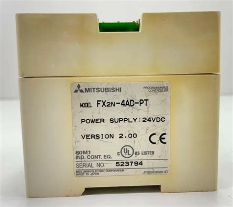 mitsubishi fx2n 4ad pt plc extension block programmable controller