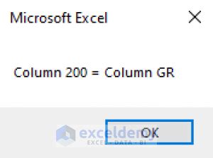 VBA To Convert Column Number To Letter In Excel Methods