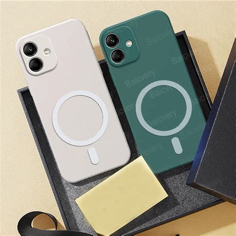 Samsung Galaxy A G A A G Casing Phone Case Cover With Magnetic Wireless Charger Sticker