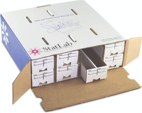 Statlab Safe Store Block File System Cardboard Block Filing Cabinet
