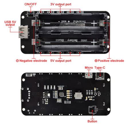 18650 Battery Shield Arduino Shop