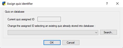 Assigning A Quiz Identifier