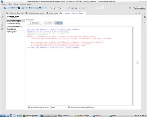 Nullpointerexception Date Null Talend