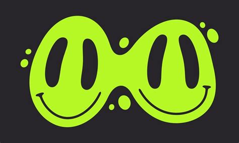 행복한 만화 얼굴 웃는 이모지 귀여운 레트로 재미있는 마스코트 웃는 얼굴 표정 평평한 터 일러스트레이션 만화 미소 이모지 캐릭터 프리미엄 벡터