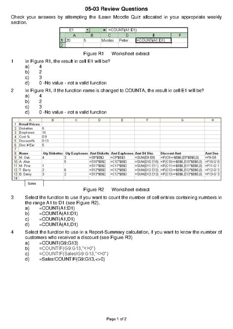 02 05 03c spreadsheet functions review 05 03 review questions page
