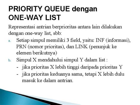 Struktur Data Queue Queue Antrian Definisi Queue Antrian